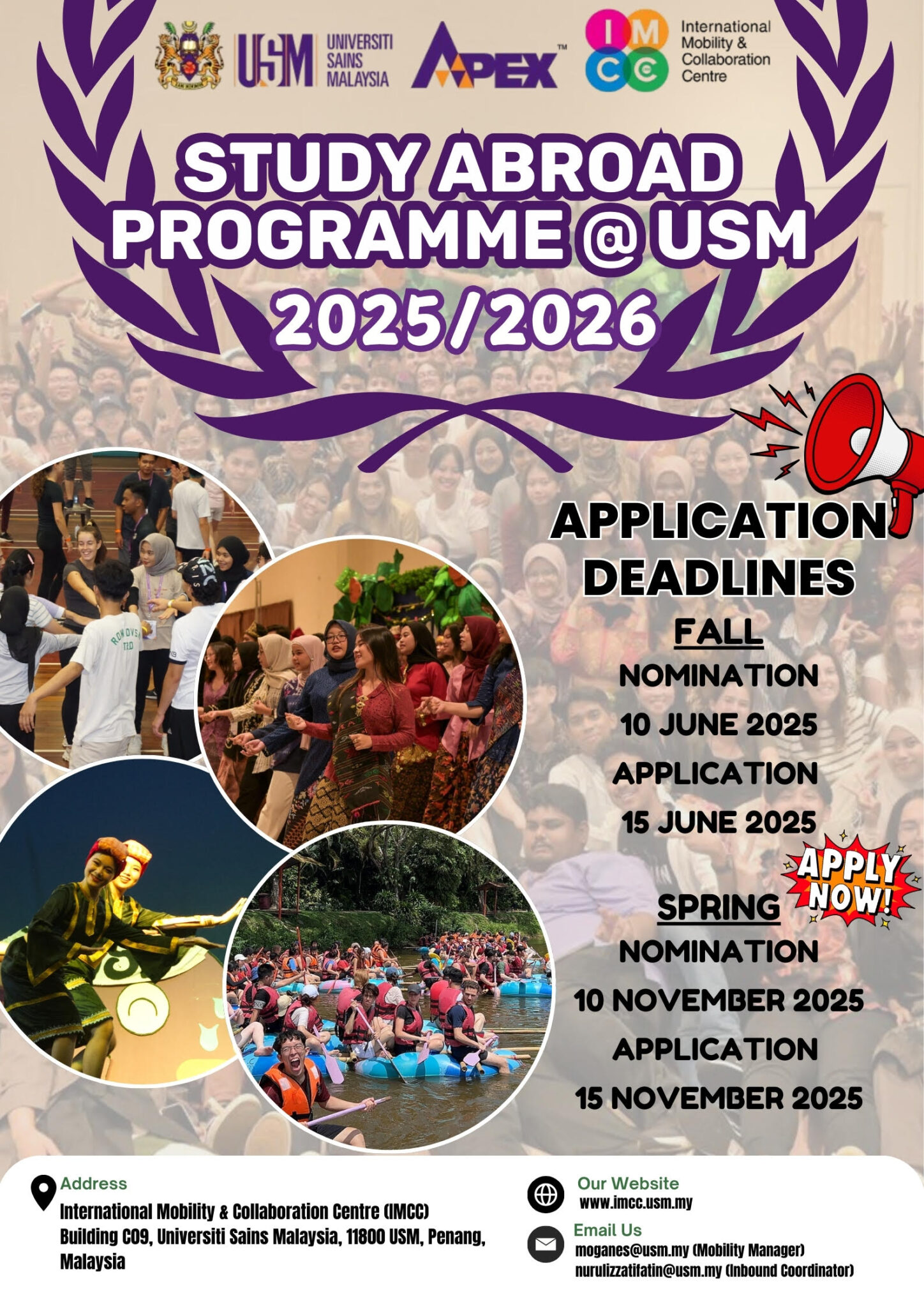 Student Exchange Program at Universiti Sains Malaysia (USM) – Fall ...